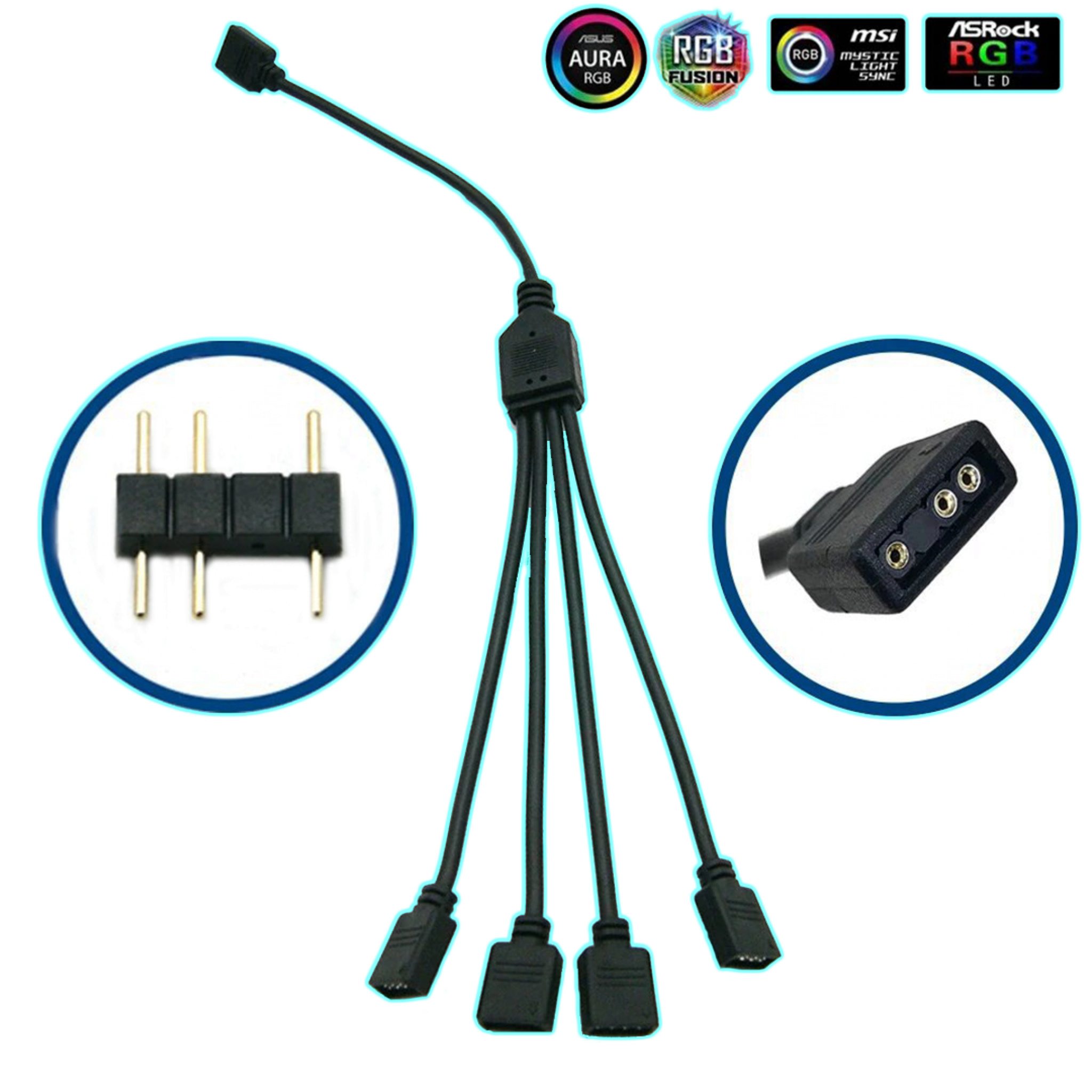 SPLITTER ARGB 3 PIN 5V :: Serial Center