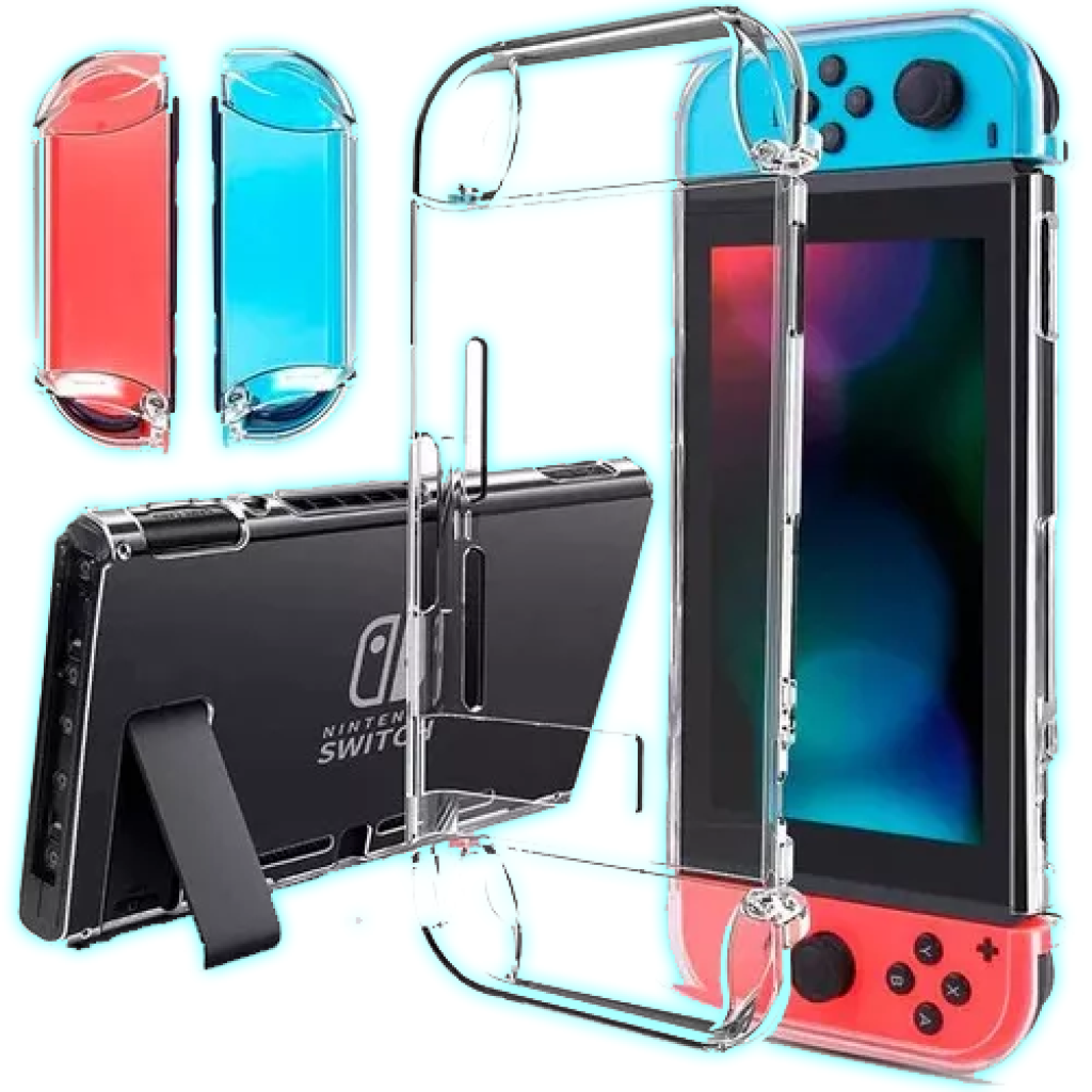 CASE RIGIDO PARA NINTENDO SWITCH ACRILICO TRANSPARENTE NYKO 87276-S38 ...
