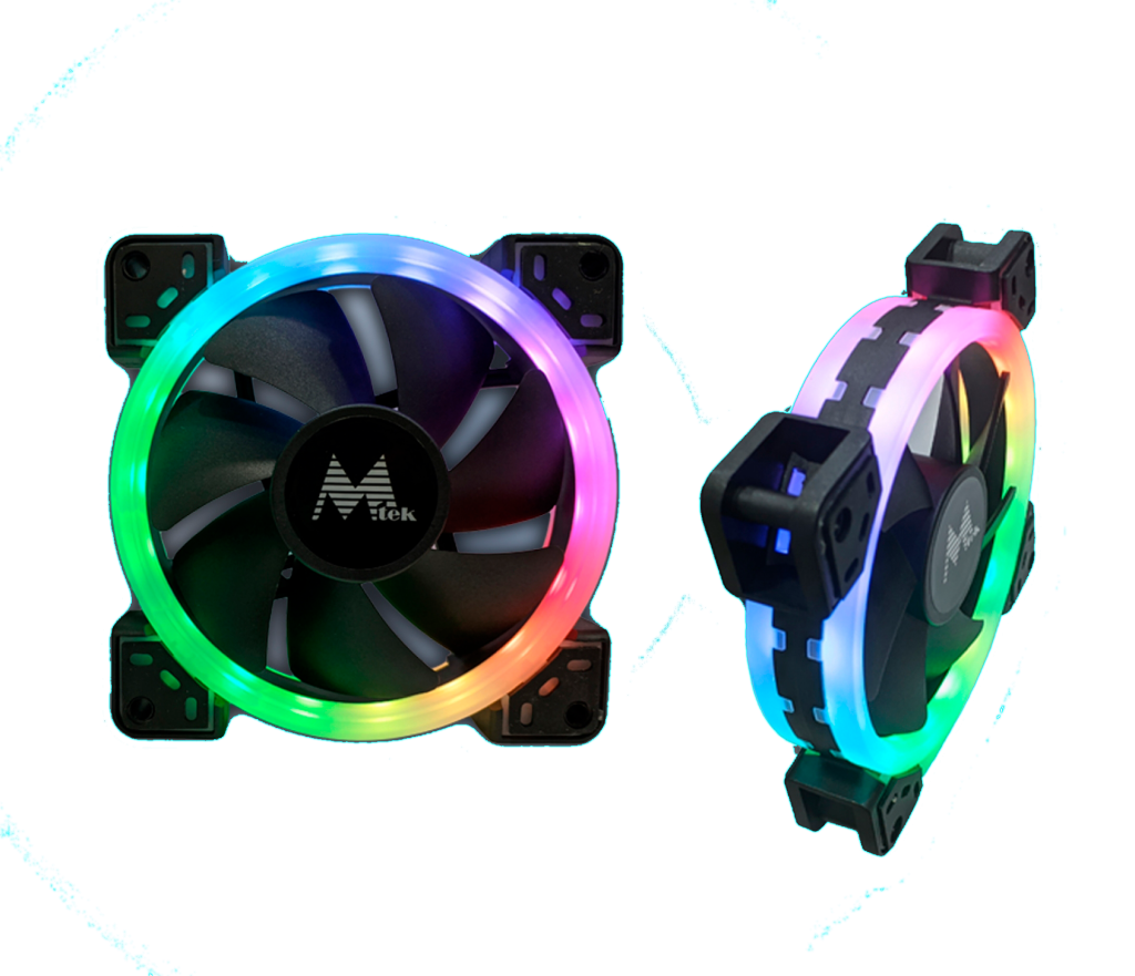 FAN COOLER MTEK RAINBOW MOLEX :: Serial Center