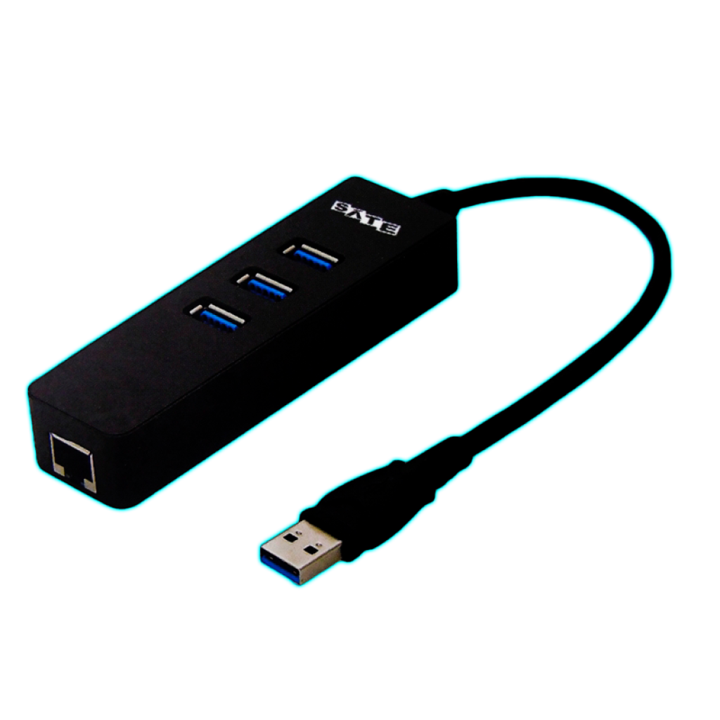 HUB USB 3.0 4 EN 1- 3USB 3.0/ 1 RJ45 1000MBPS A-HUB41 :: Serial Center