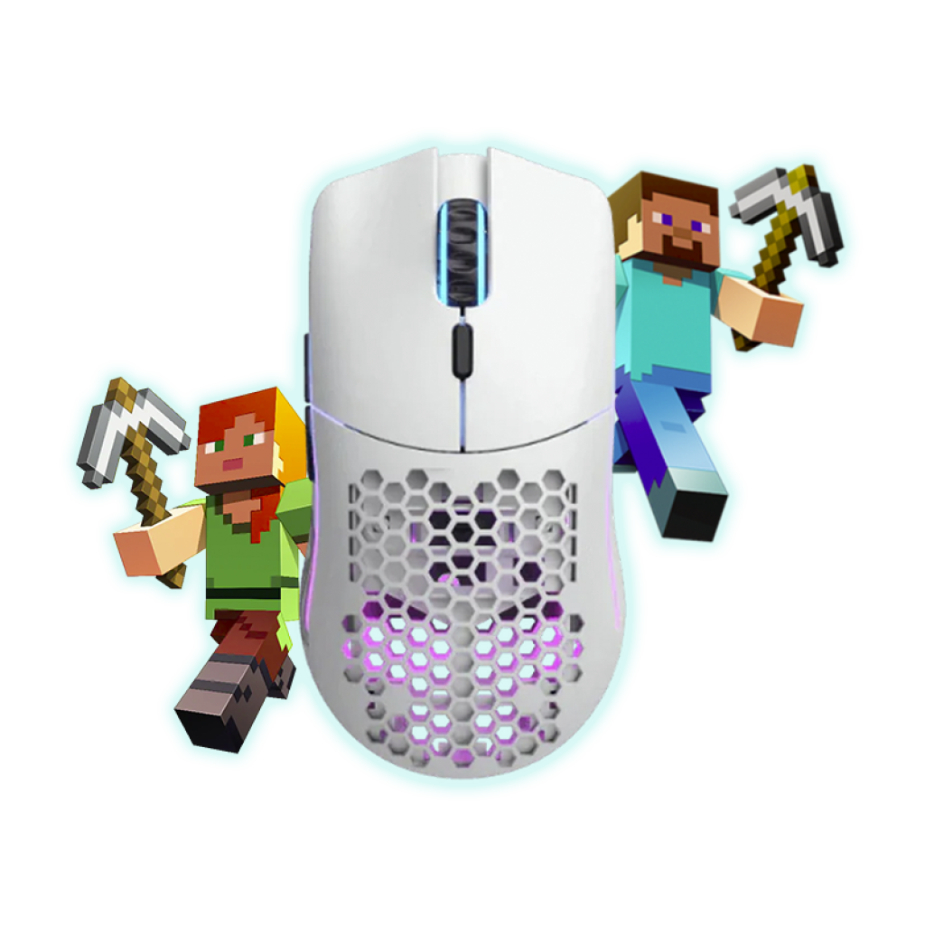 MOUSE GAMING GLORIOUS MODEL O WHITE MATTE :: Serial Center