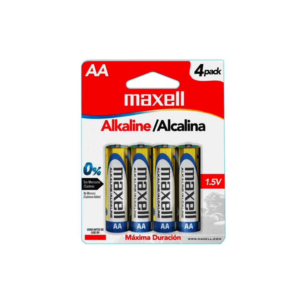 PILA MAXELL (PACK X4) ALCALINA AA :: Serial Center
