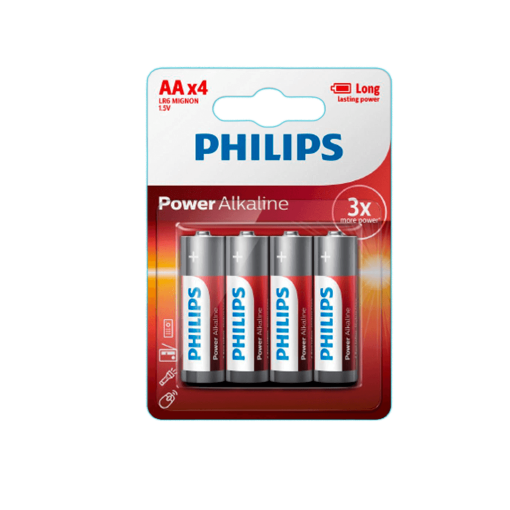 PILA PHILIPS AA ALCALINA PACK X4 :: Serial Center