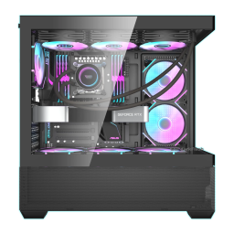GABINETE GAMING DARKFLASH C255 WHITE :: Serial Center