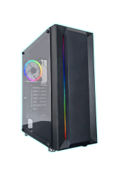 GABINETE GAMING SATE 2101K CON 1 FAN COOLER RGB :: Serial Center