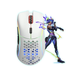 MOUSE GAMING GLORIOUS MODEL D- WHITE MATTE :: Serial Center